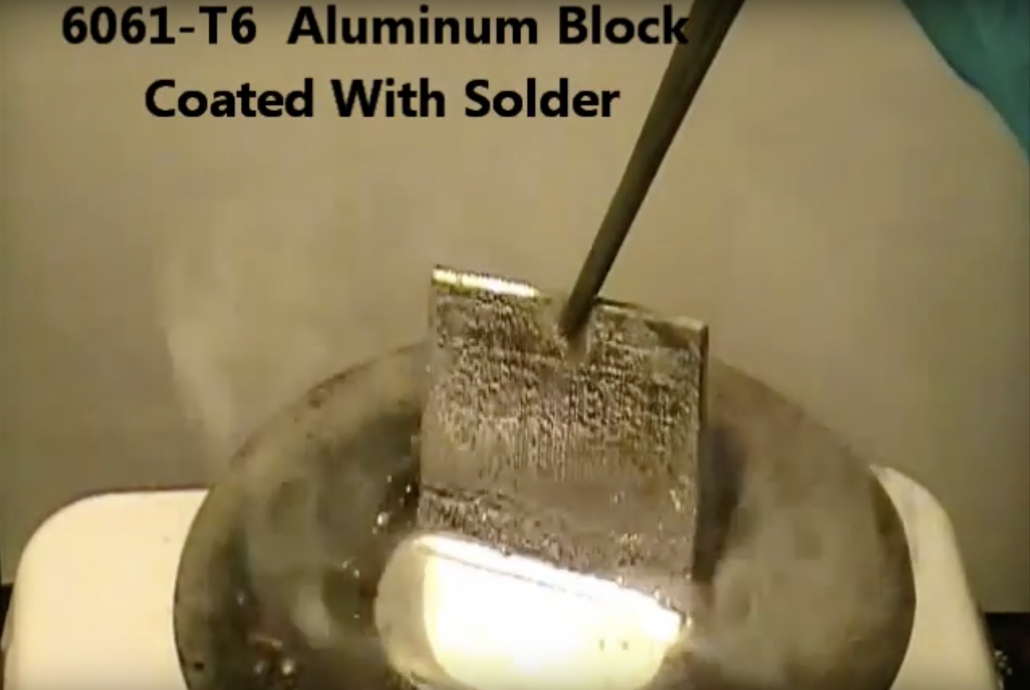 Making Block 6061-T6 Aluminum Solderable - Superior Flux & Mfg. Co.